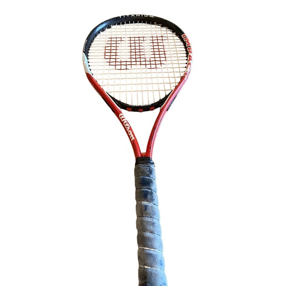 Wilson | Games | Wilson Red Titanium Impact Power Bridge Tennis Racquet ...